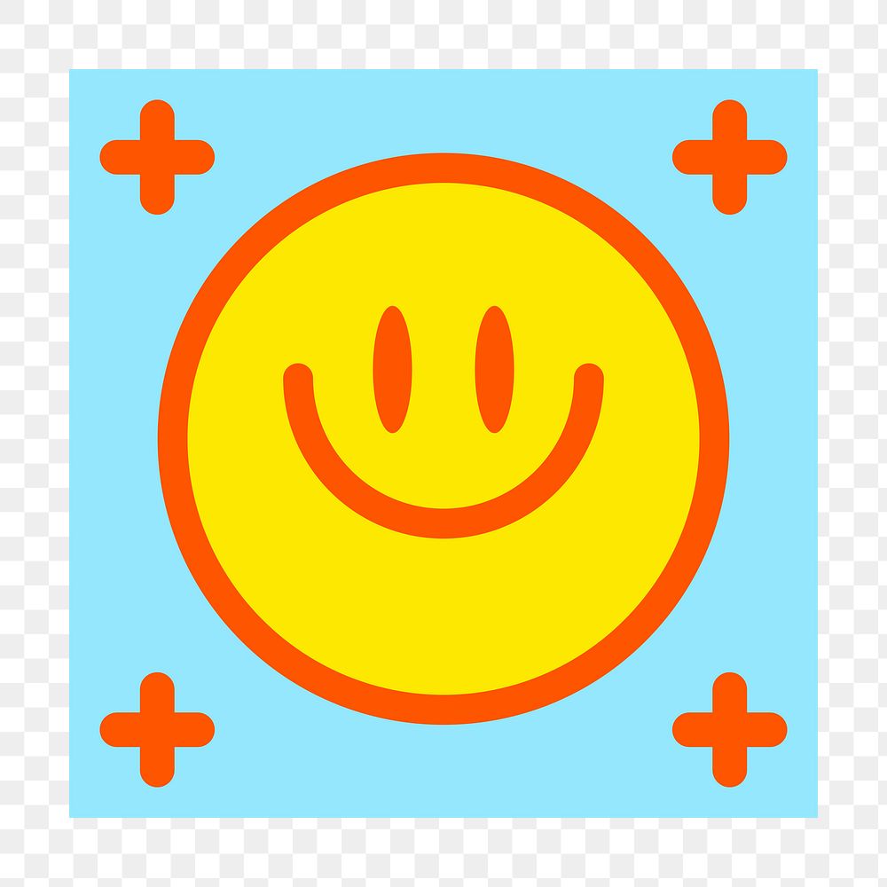 PNG Bright cheerful smiley face | Free PNG - rawpixel