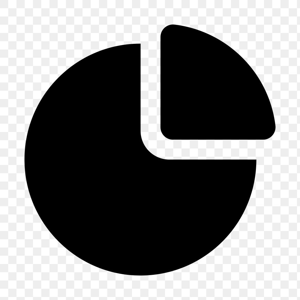 PNG Minimalist black pie chart | Free Icons - rawpixel