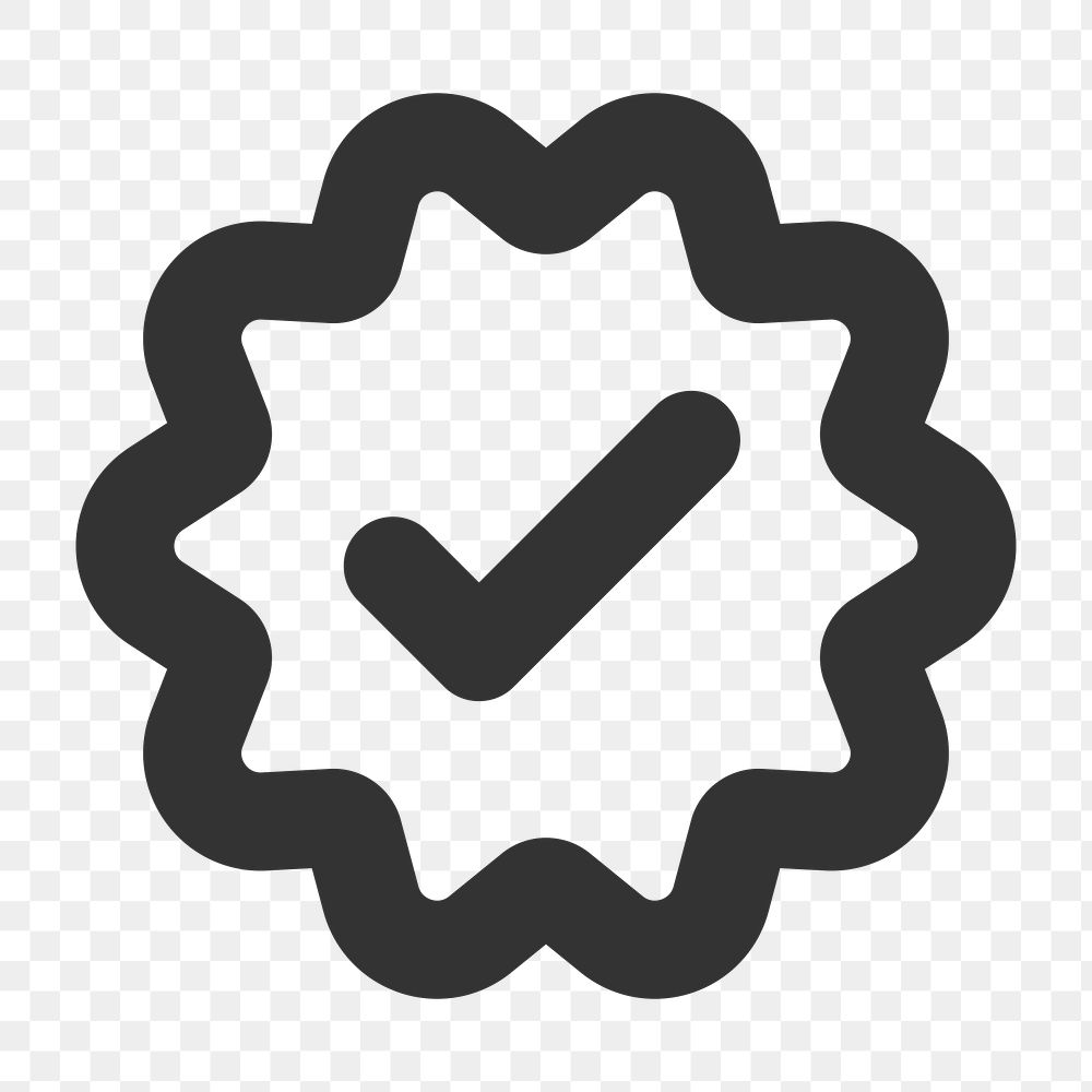 PNG Verified badge checkmark icon | Free Icons - rawpixel