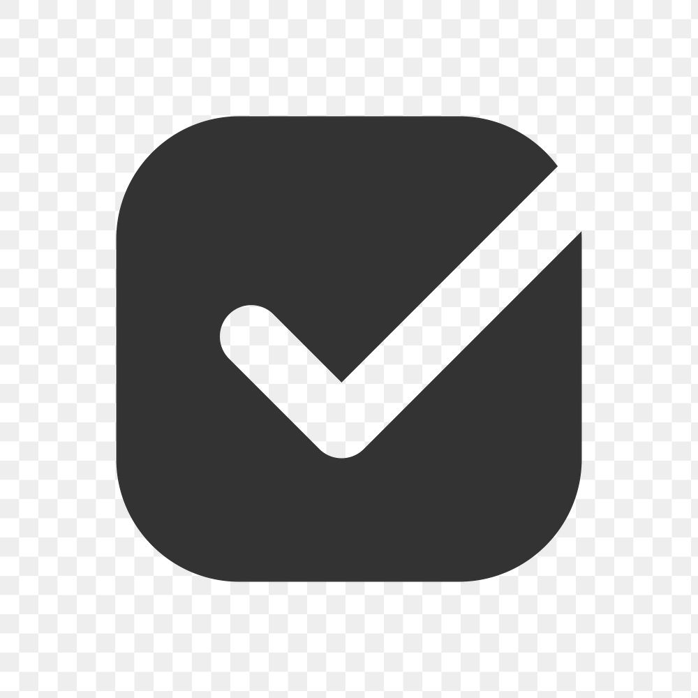 PNG Minimalist checkmark icon design | Free Icons - rawpixel