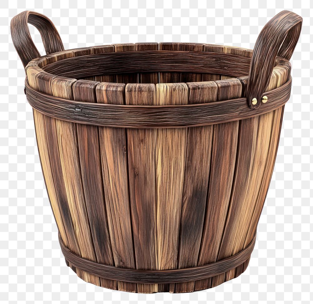 PNG Wooden busket bucket jacuzzi | Free PNG - rawpixel