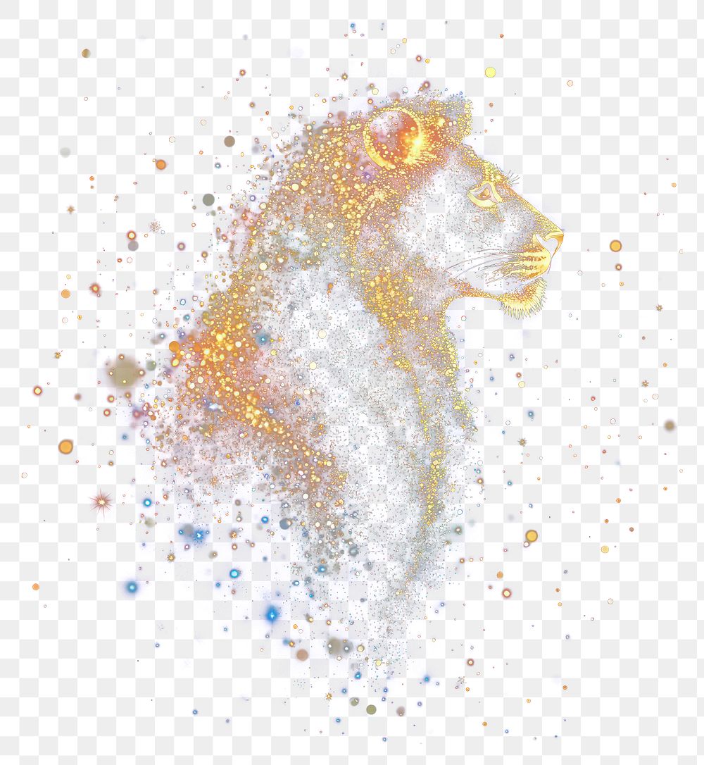 PNG Colorful leo light glitter | Free PNG - rawpixel