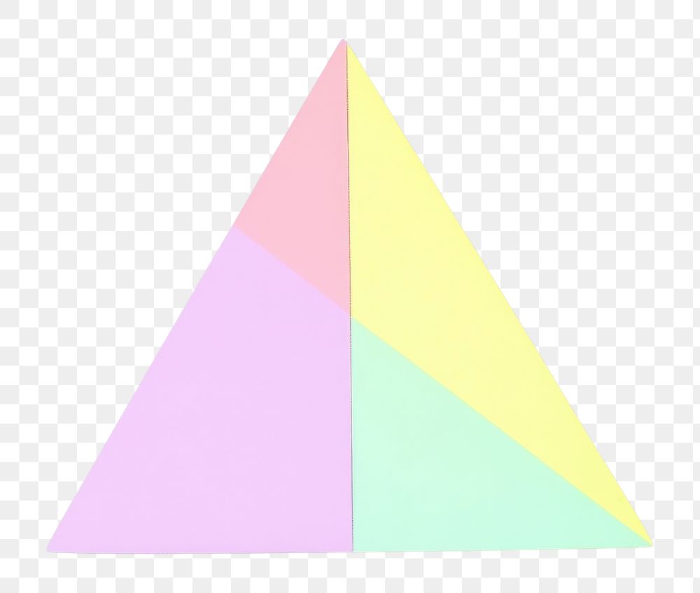 PNG Triangle pastel colors shape. | Free PNG - rawpixel