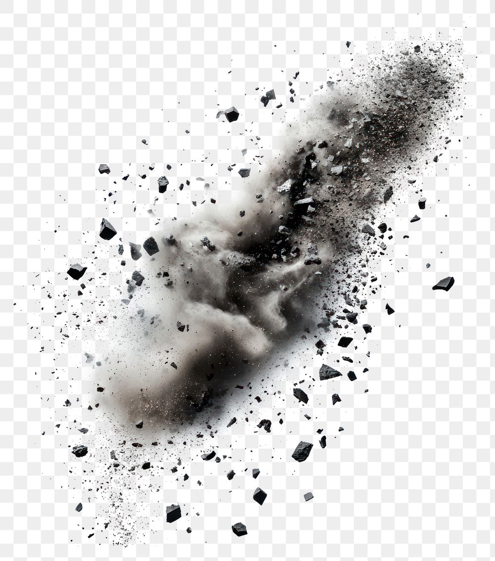 PNG Flying debris dust explosion | Free PNG - rawpixel