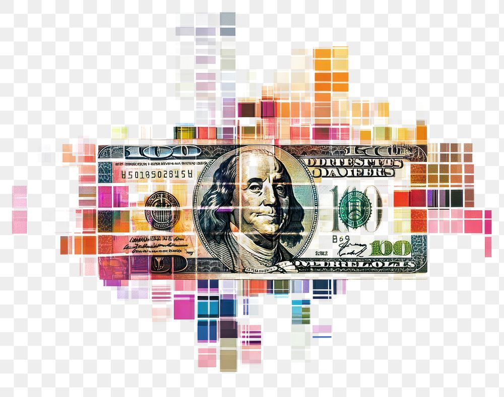 PNG Money pixelated abstract modern. | Free PNG - rawpixel