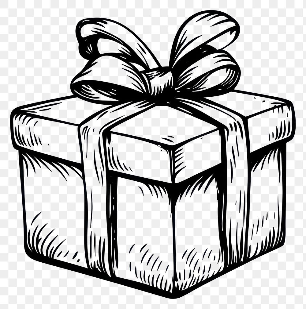 PNG Gift box illustration hand-drawn | Free PNG - rawpixel