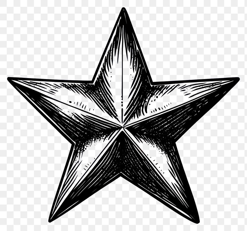 PNG Star illustration hand-drawn vintage. | Free PNG - rawpixel
