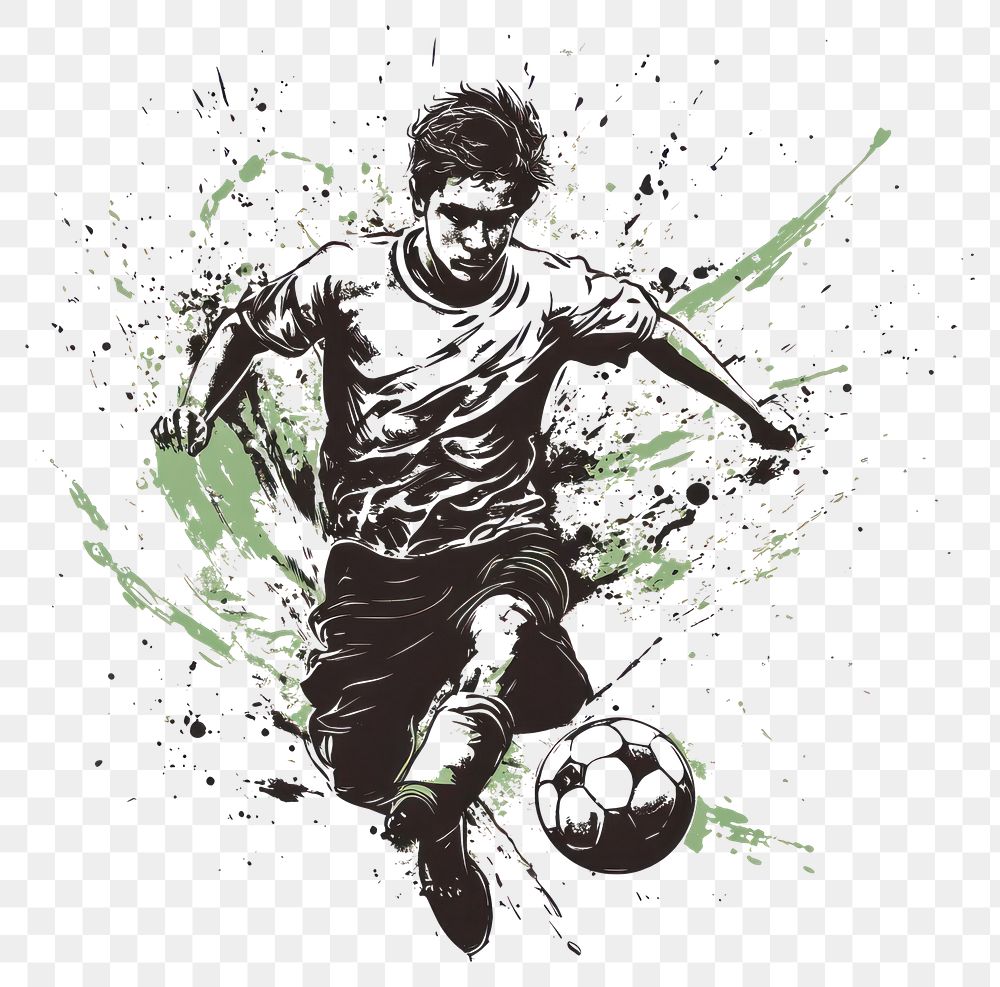 PNG Football illustration soccer sports. | Free PNG - rawpixel
