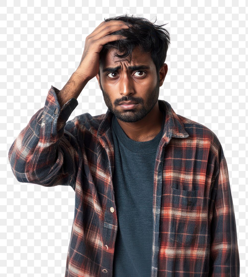PNG Indian man sad photo | Free PNG - rawpixel
