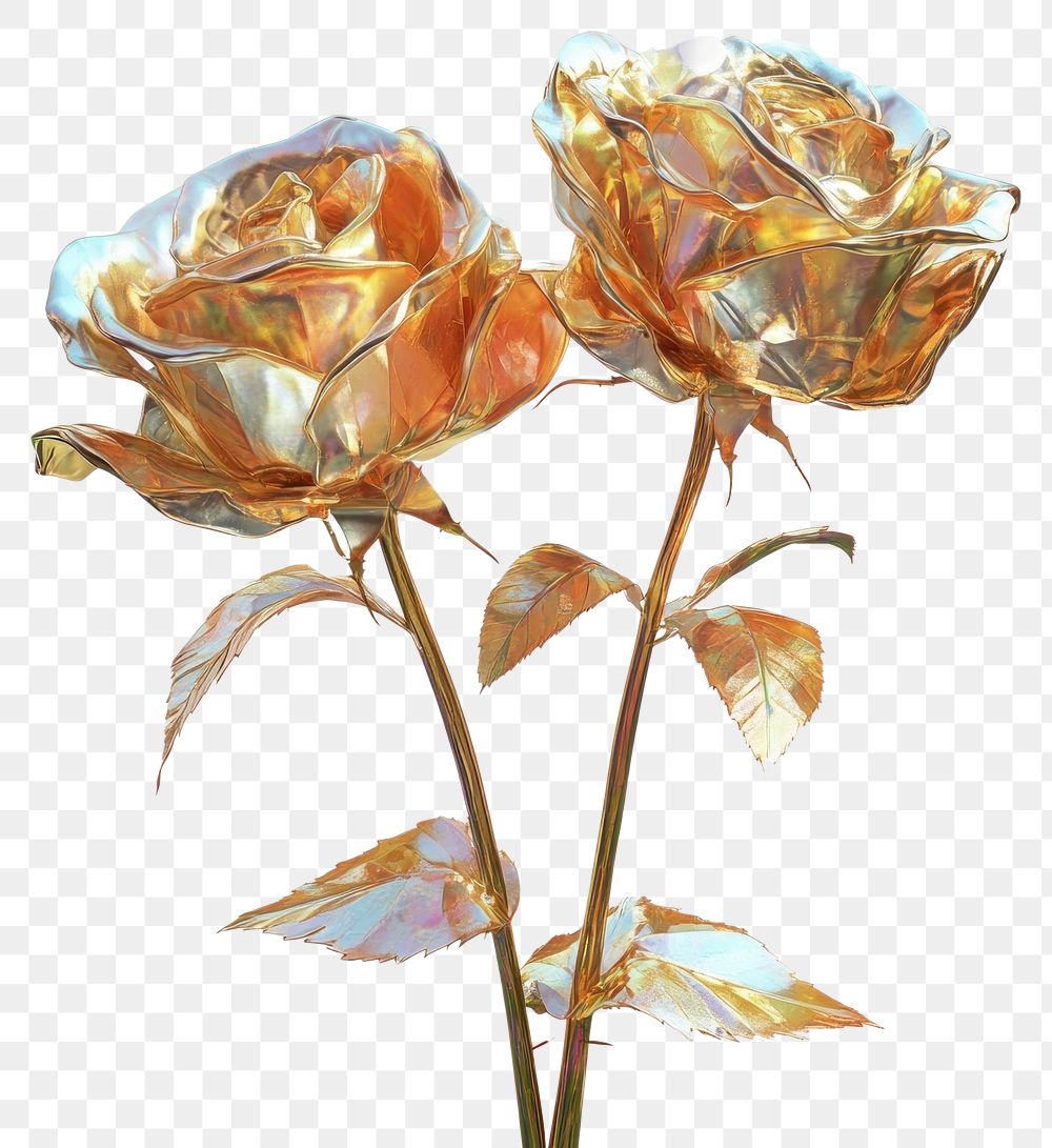 Rose Gold Leaves PNG Transparent Images | Free Photos, PNG Stickers ...