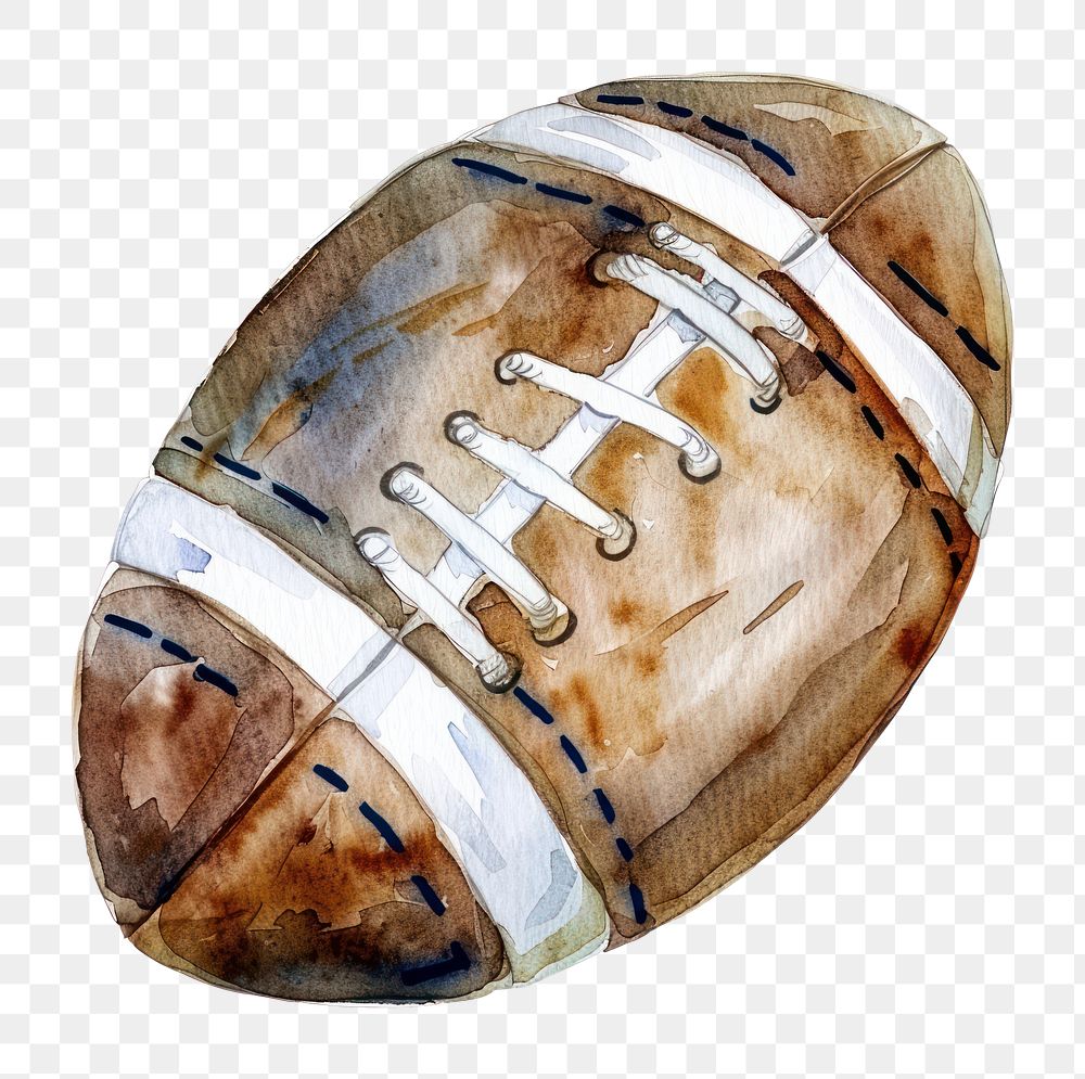 PNG Rugby bal illustration watercolor | Free PNG - rawpixel