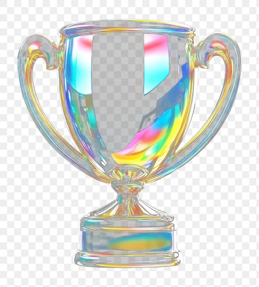 PNG Trophy illustration reflective colorful | Free PNG - rawpixel