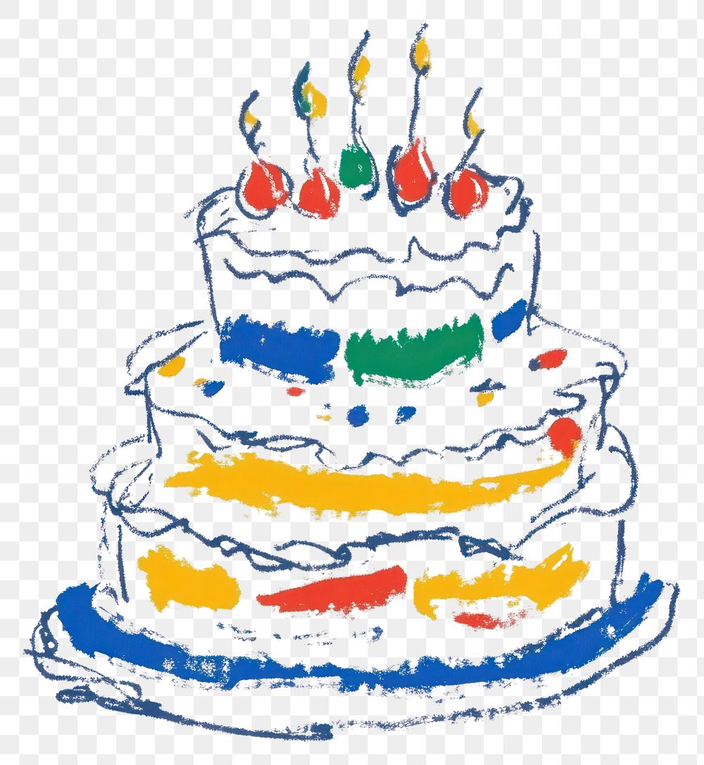 PNG Cake illustration celebration hand-drawn | Free PNG - rawpixel