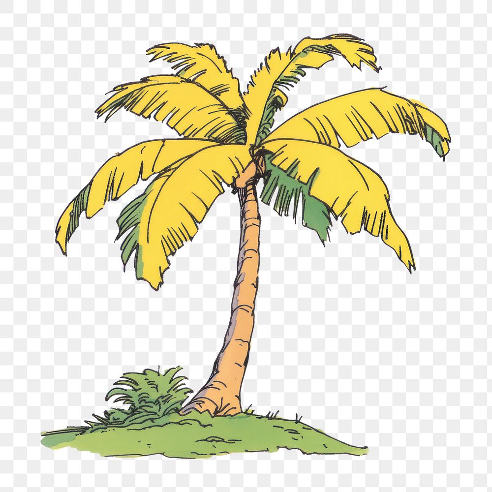 PNG Palm tree illustration plant. | Free PNG - rawpixel