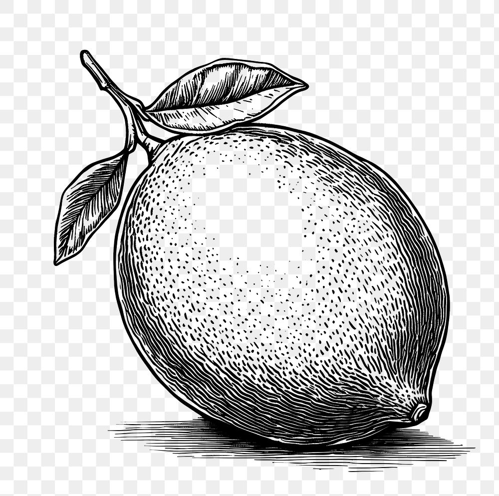 PNG Lemon art drawing sketch. | Free PNG - rawpixel