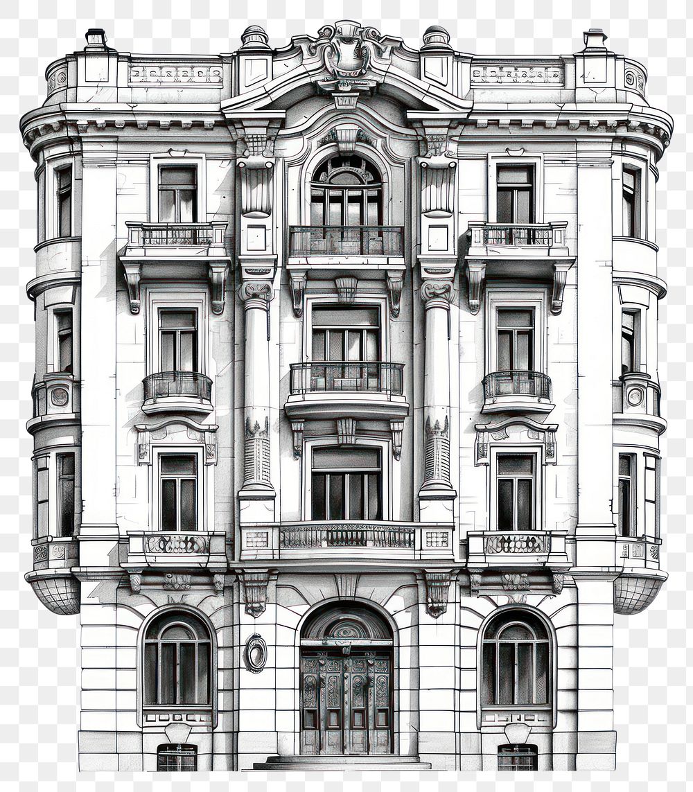 PNG Front an old building | Free PNG - rawpixel