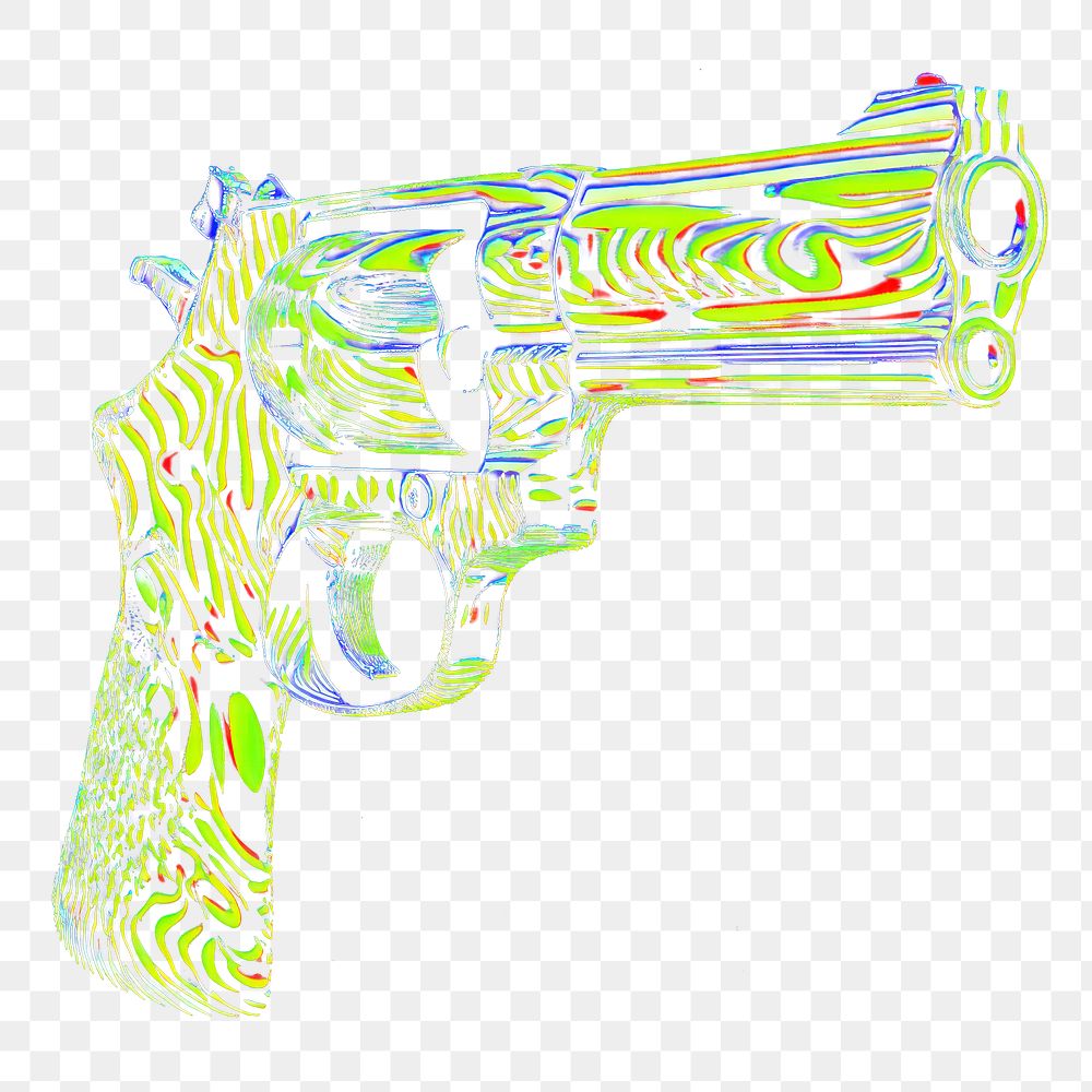 PNG Abstract gun op art | Free PNG - rawpixel