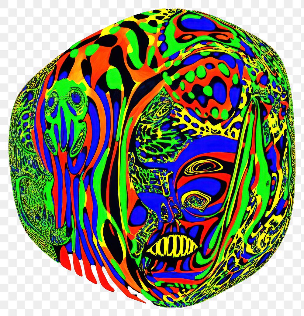 PNG Abstract ghost op art | Free PNG - rawpixel