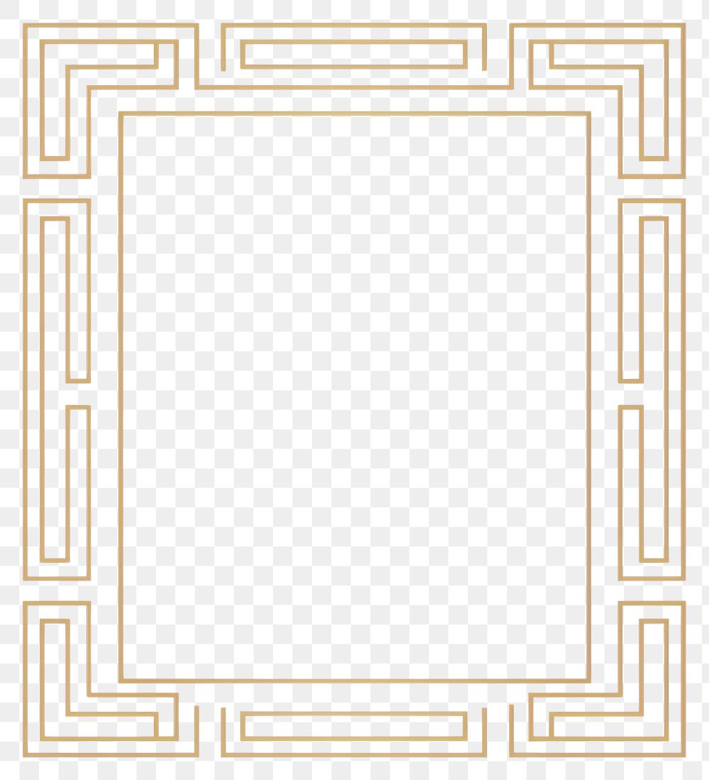PNG Chinese golden border design | Free PNG - rawpixel