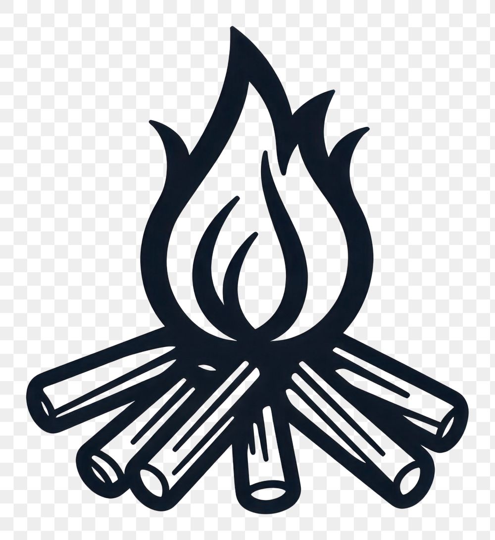 PNG Campfire minimalist campfire graphic | Free PNG - rawpixel