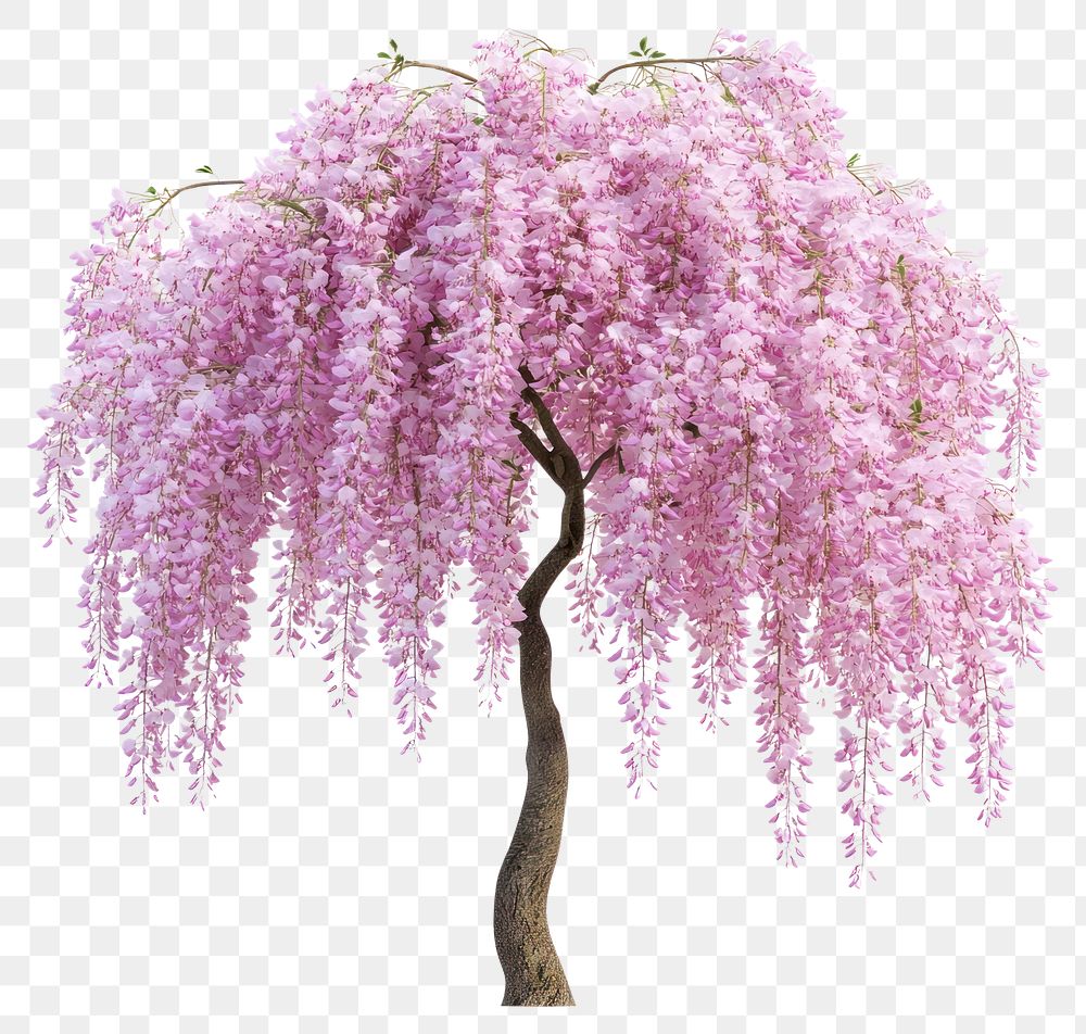 PNG Pink Wisteria flower tree | Free PNG - rawpixel