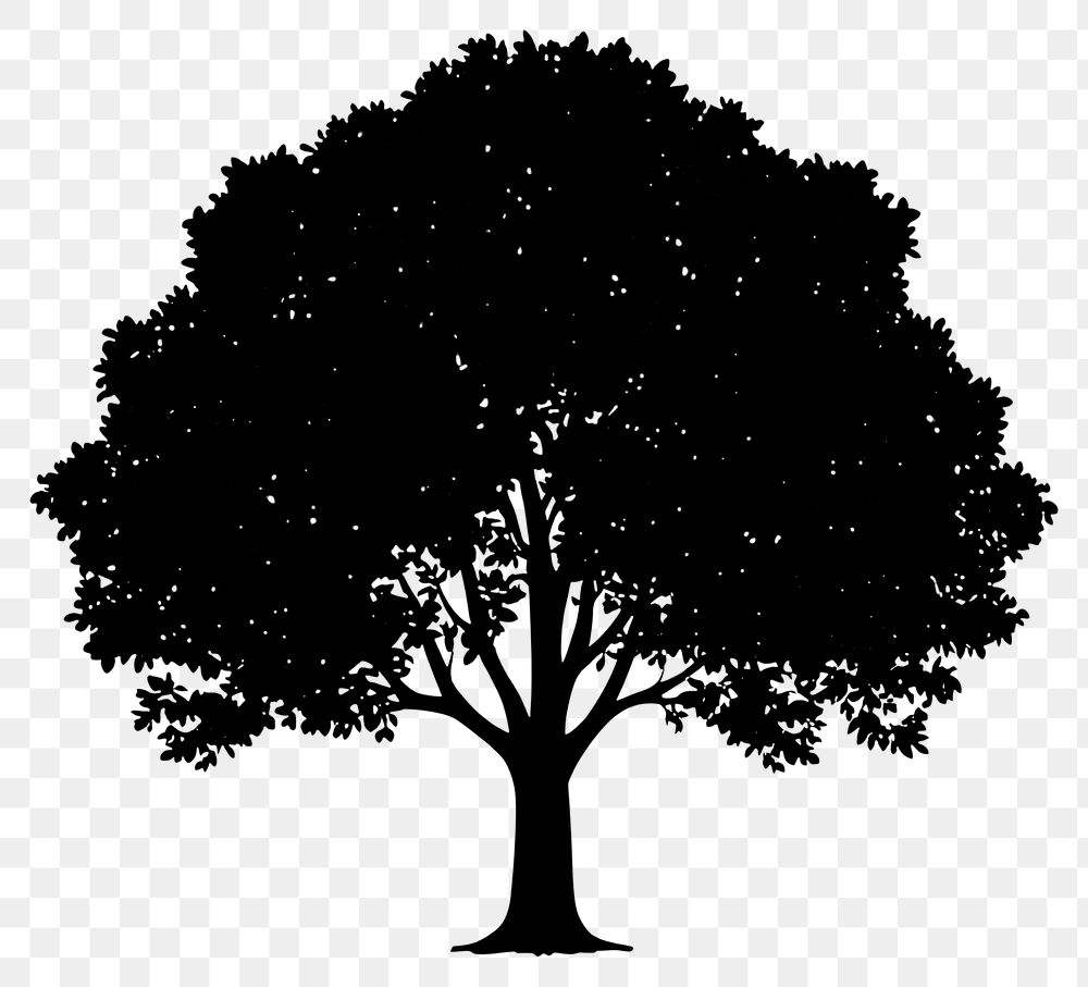 PNG Big tree silhouette illustration | Free PNG - rawpixel