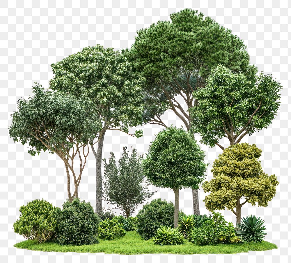 PNG Group different trees nature | Free PNG - rawpixel