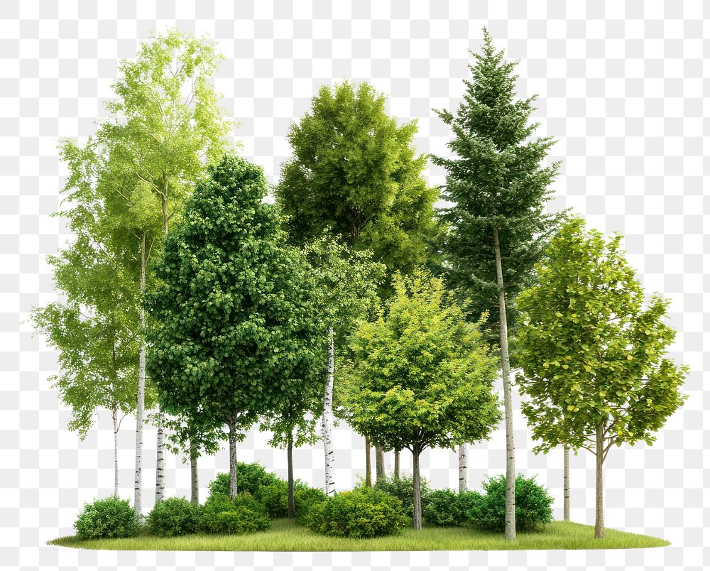 PNG Group different trees forest | Free PNG - rawpixel