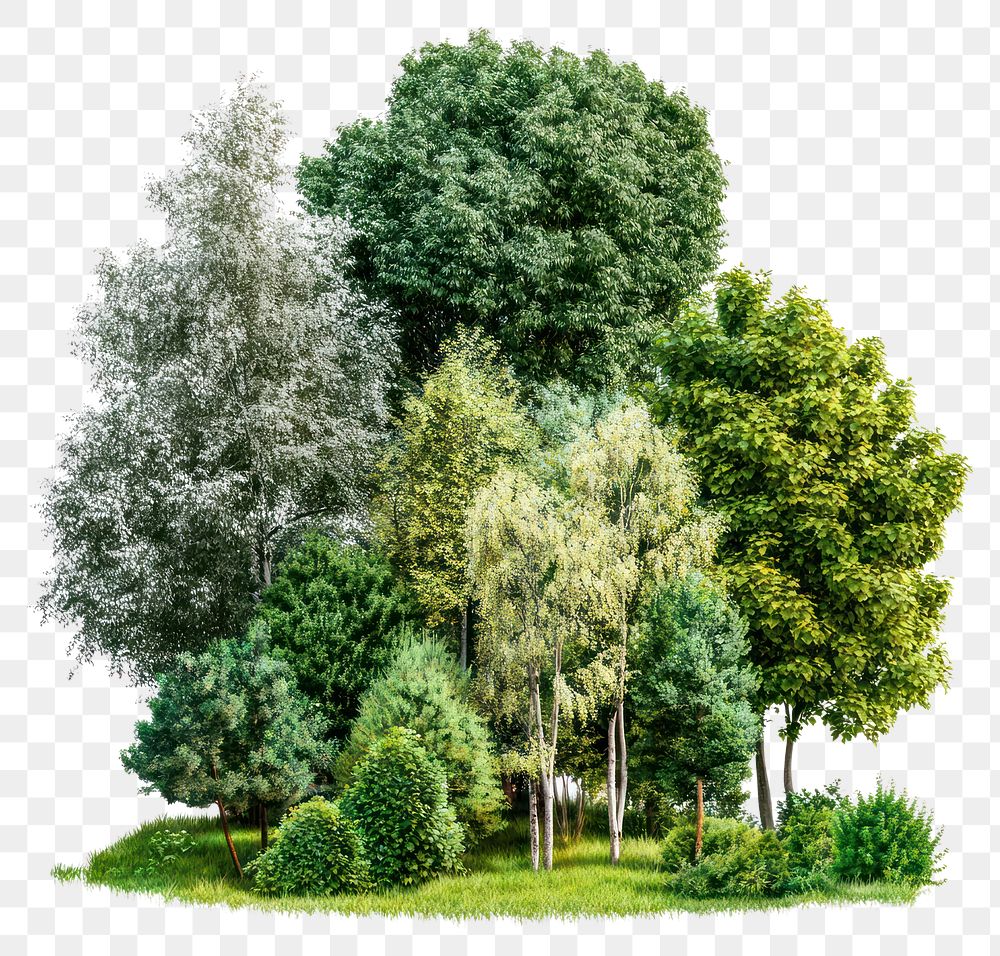 PNG Group different trees forest | Free PNG - rawpixel