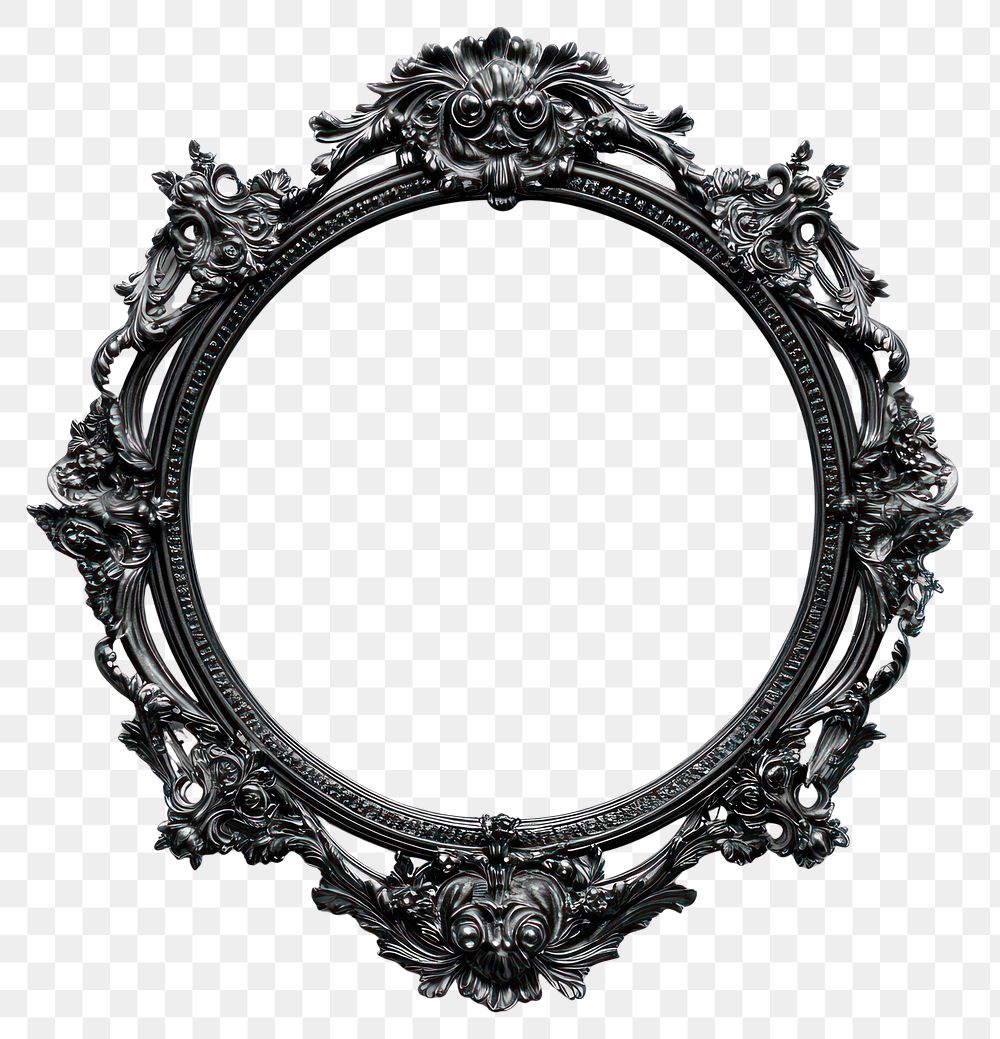 PNG Black Circle gothic frames | Free PNG - rawpixel