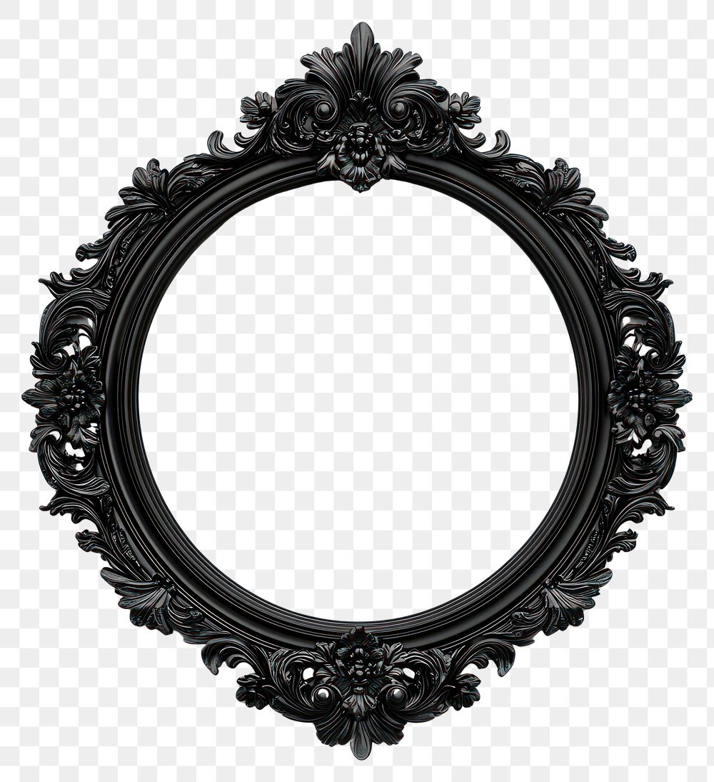 PNG Black Circle gothic frames | Free PNG - rawpixel