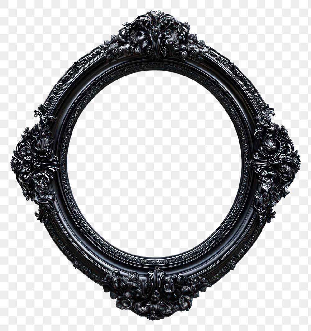 PNG Black gothic Oval Frame | Free PNG - rawpixel