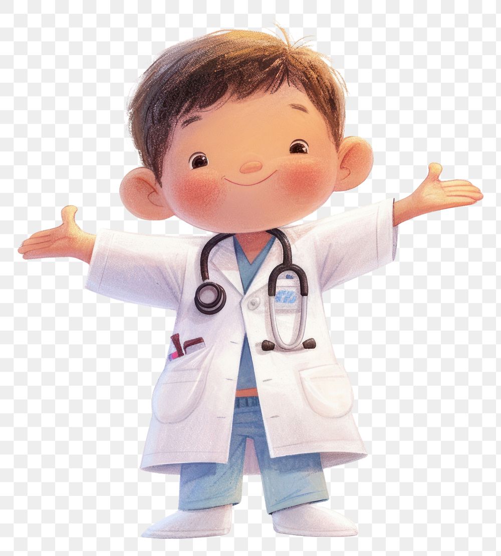 PNG Boy Doctor illustration stethoscope | Free PNG - rawpixel