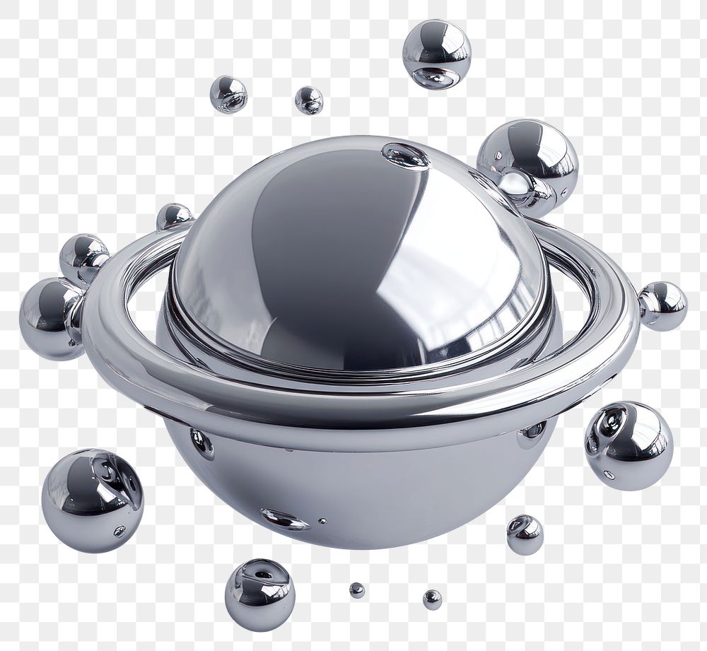 PNG planet illustration metallic spheres. | Free PNG - rawpixel