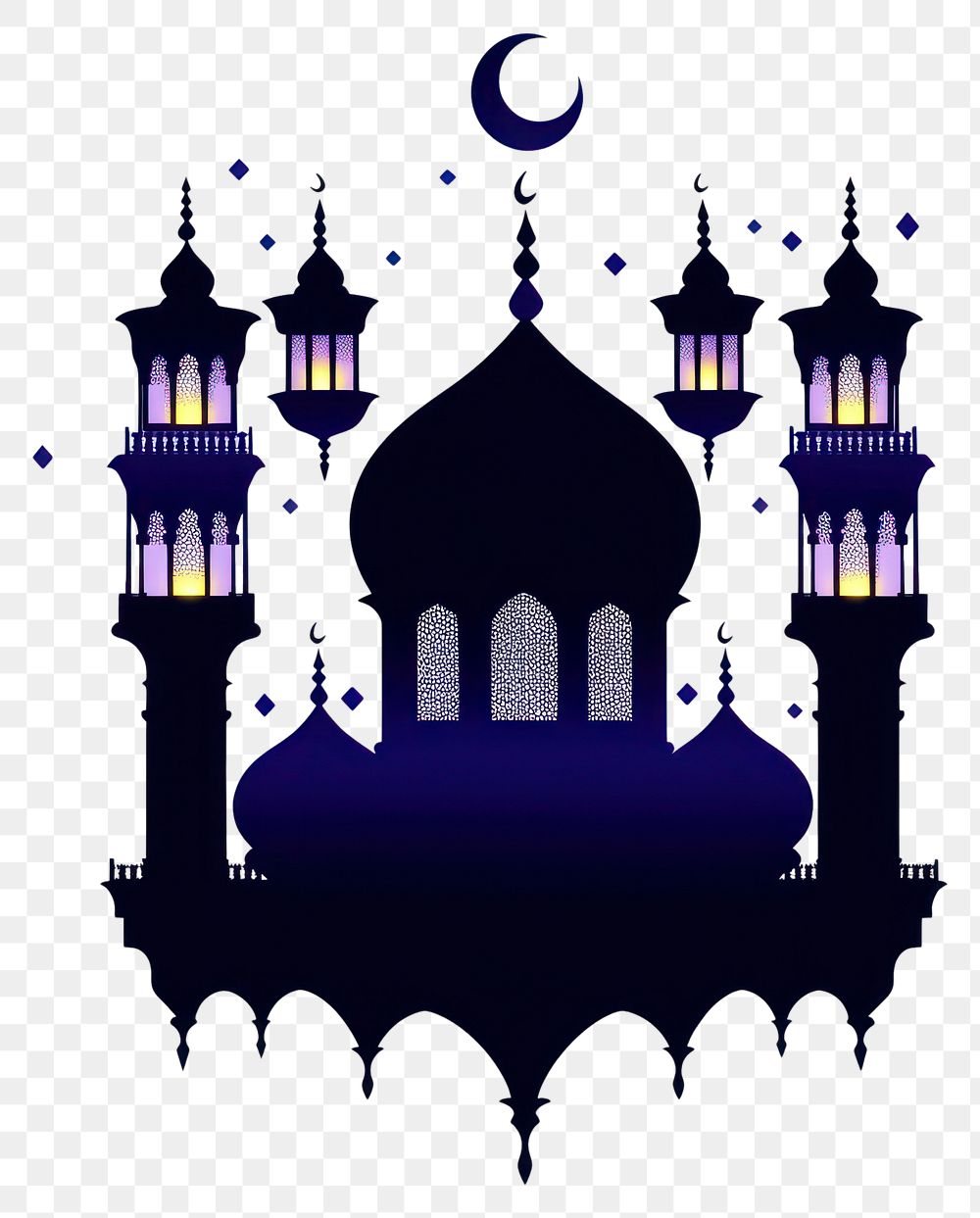 PNG Vector Eid Mubarak mosque | Free PNG - rawpixel
