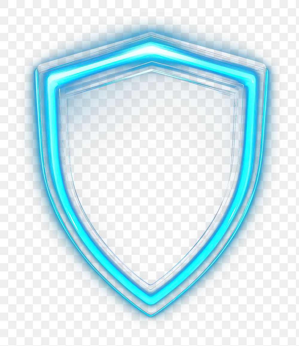PNG Neon tech crest frame | Free PNG - rawpixel
