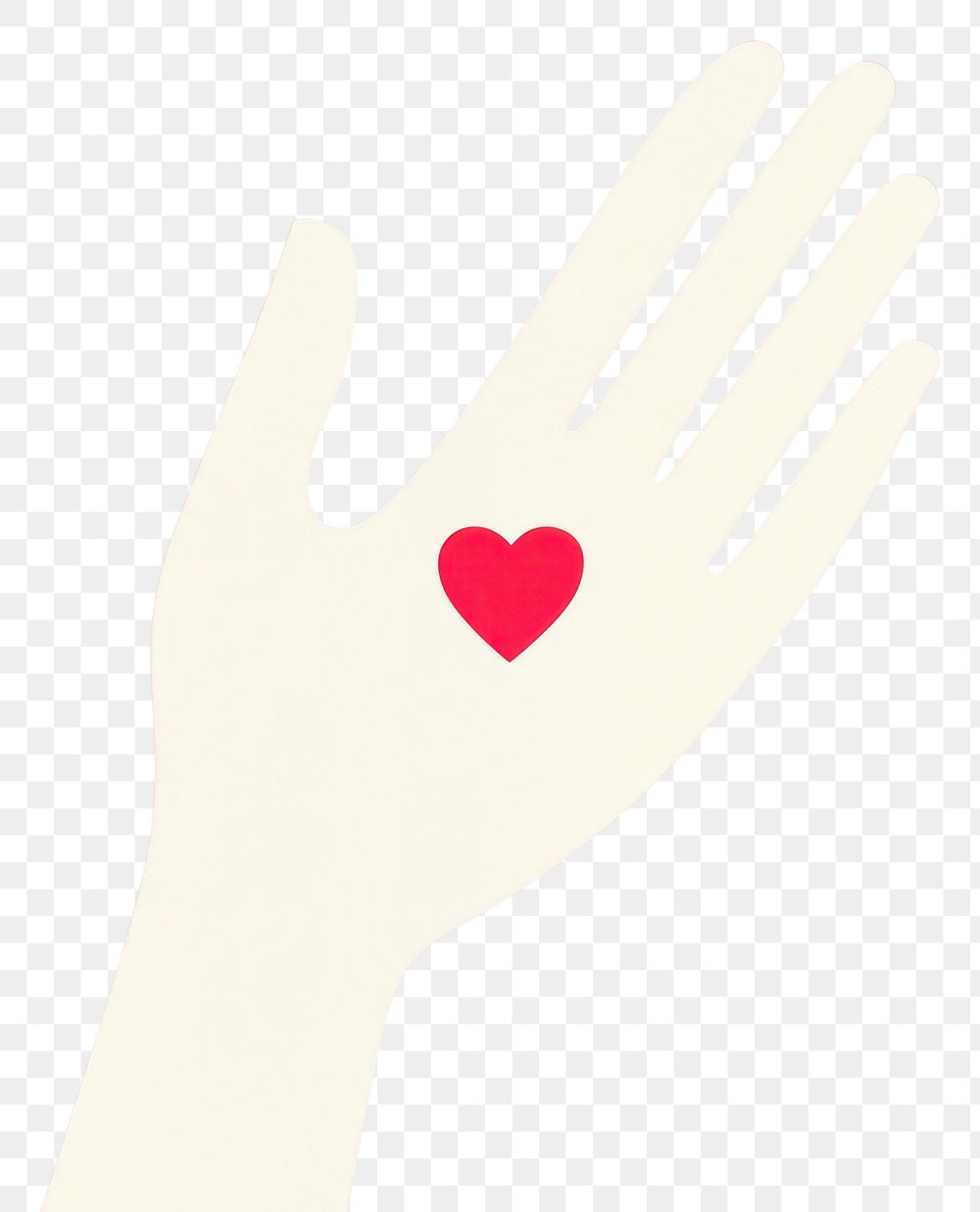 PNG Hand red heart symbol | Free PNG - rawpixel