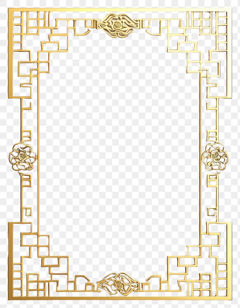 PNG Gold Vertical chinese frame | Free PNG - rawpixel