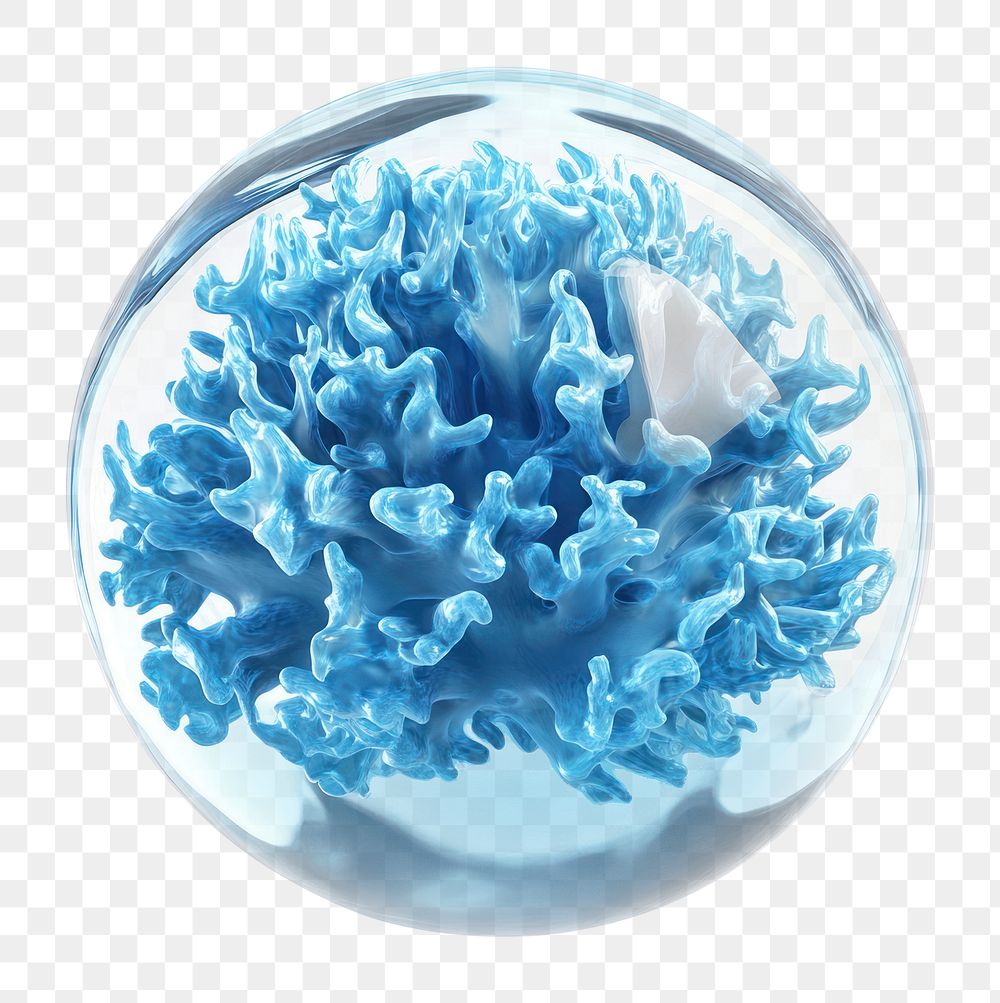 PNG Coral sphere illustration blue | Free PNG - rawpixel