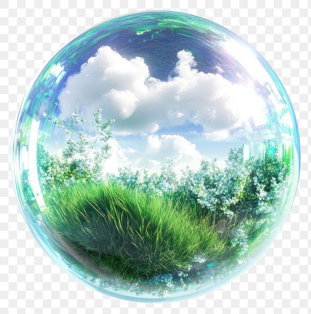 PNG Crystal bubble floating sphere | Free PNG - rawpixel