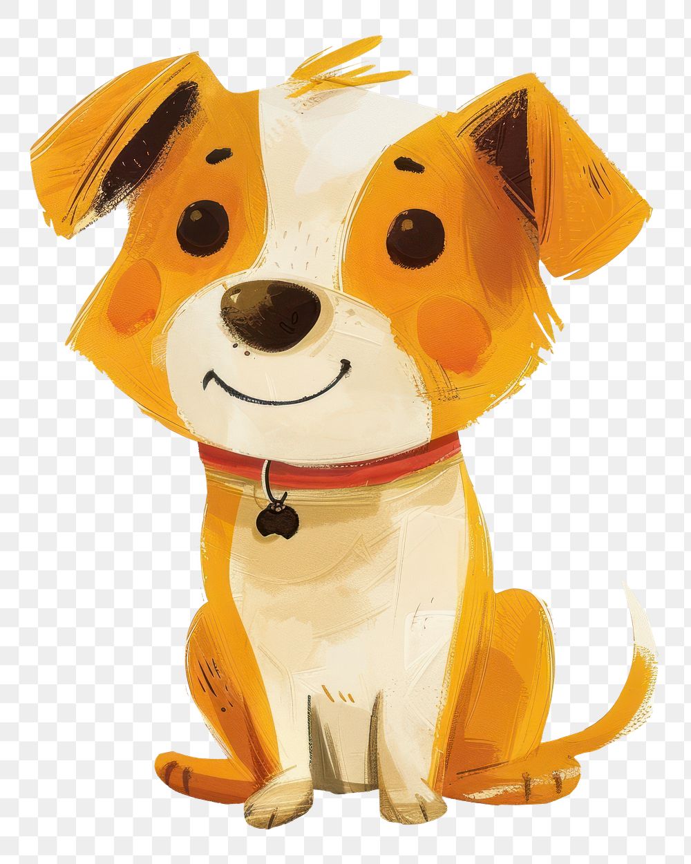 PNG Dog illustration cute pet. | Free PNG - rawpixel
