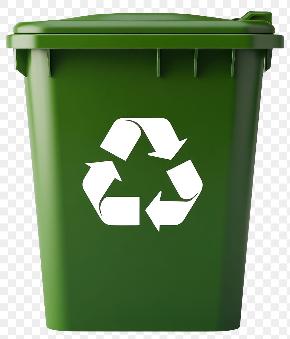 PNG Recycling symbol green bin | Free PNG - rawpixel
