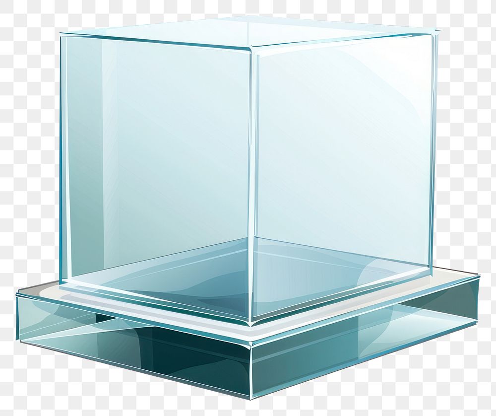 PNG Glass podium transparent box | Free PNG - rawpixel