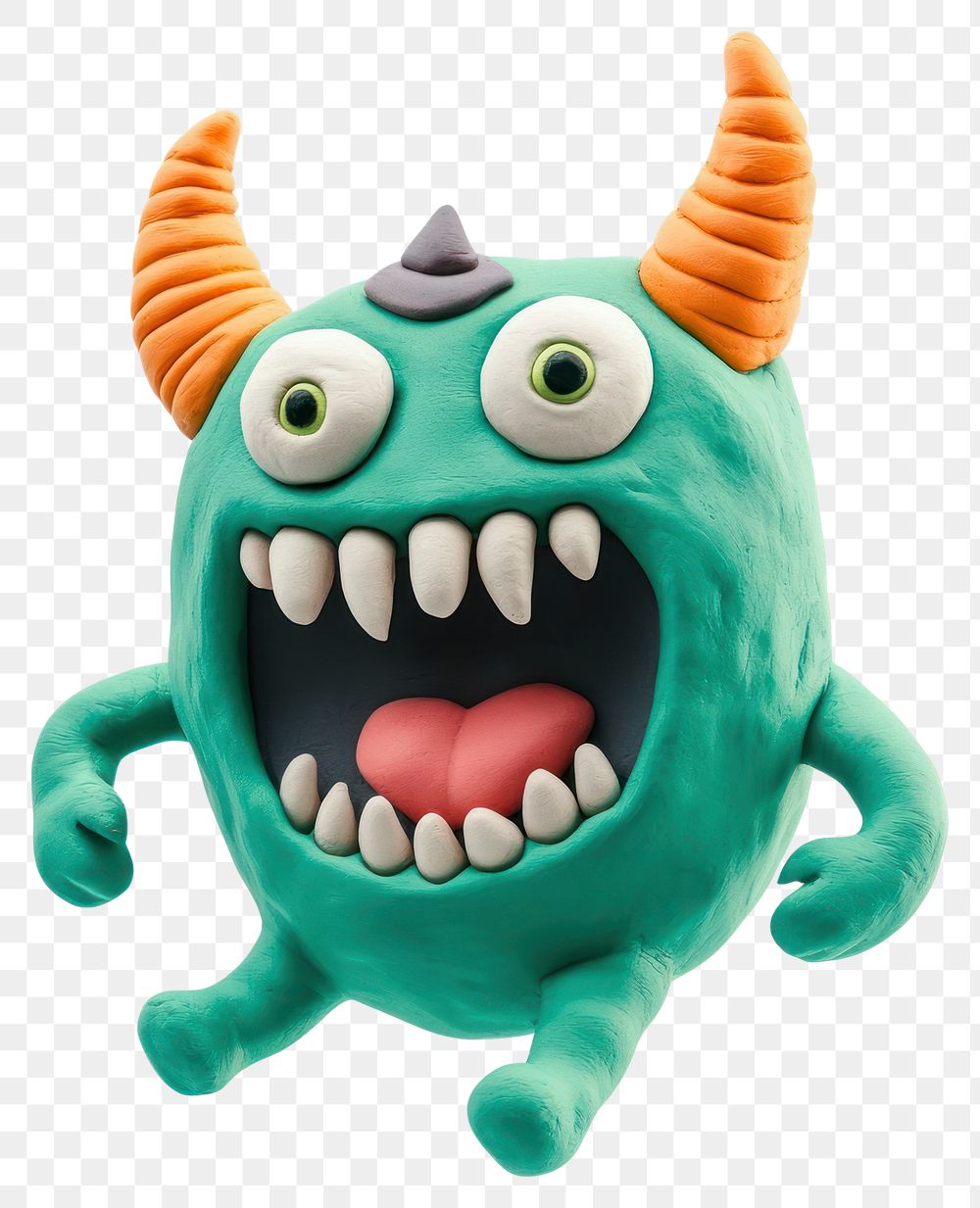 PNG Monster monster cute clay | Free PNG - rawpixel