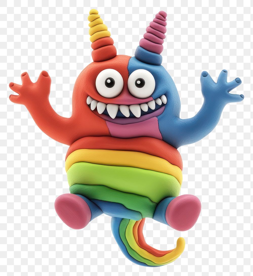 PNG Monster Dancing monster rainbow | Free PNG - rawpixel
