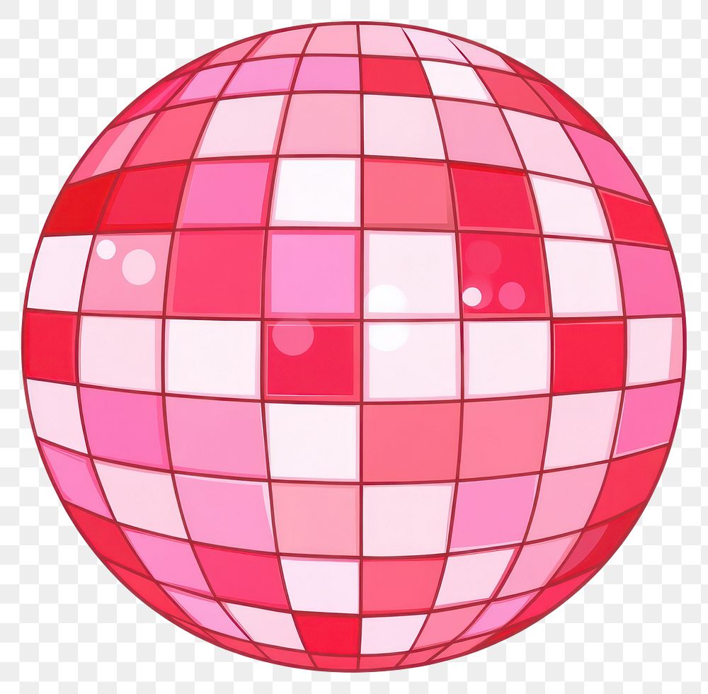 PNG pink disco ball illustration | Free PNG - rawpixel