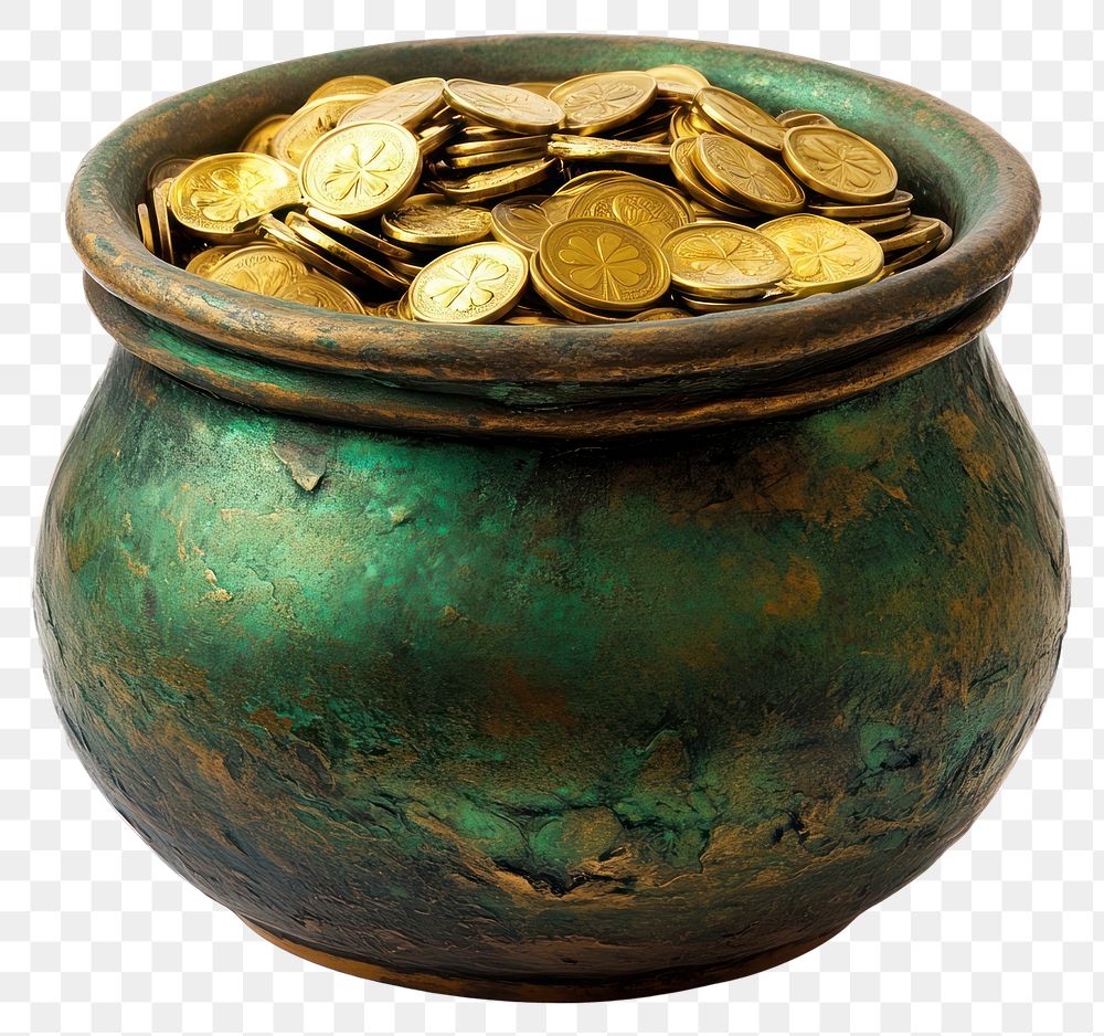 PNG Pot Gold pot treasure | Free PNG - rawpixel