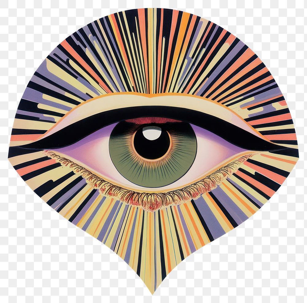 PNG An eye pattern art | Free PNG - rawpixel