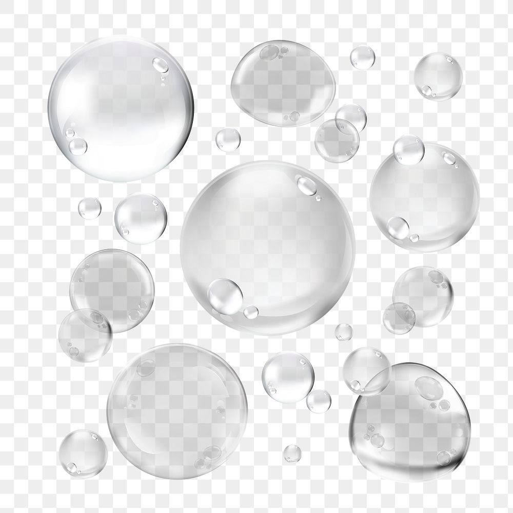 PNG Transparent floating bubbles white | Premium PNG - rawpixel