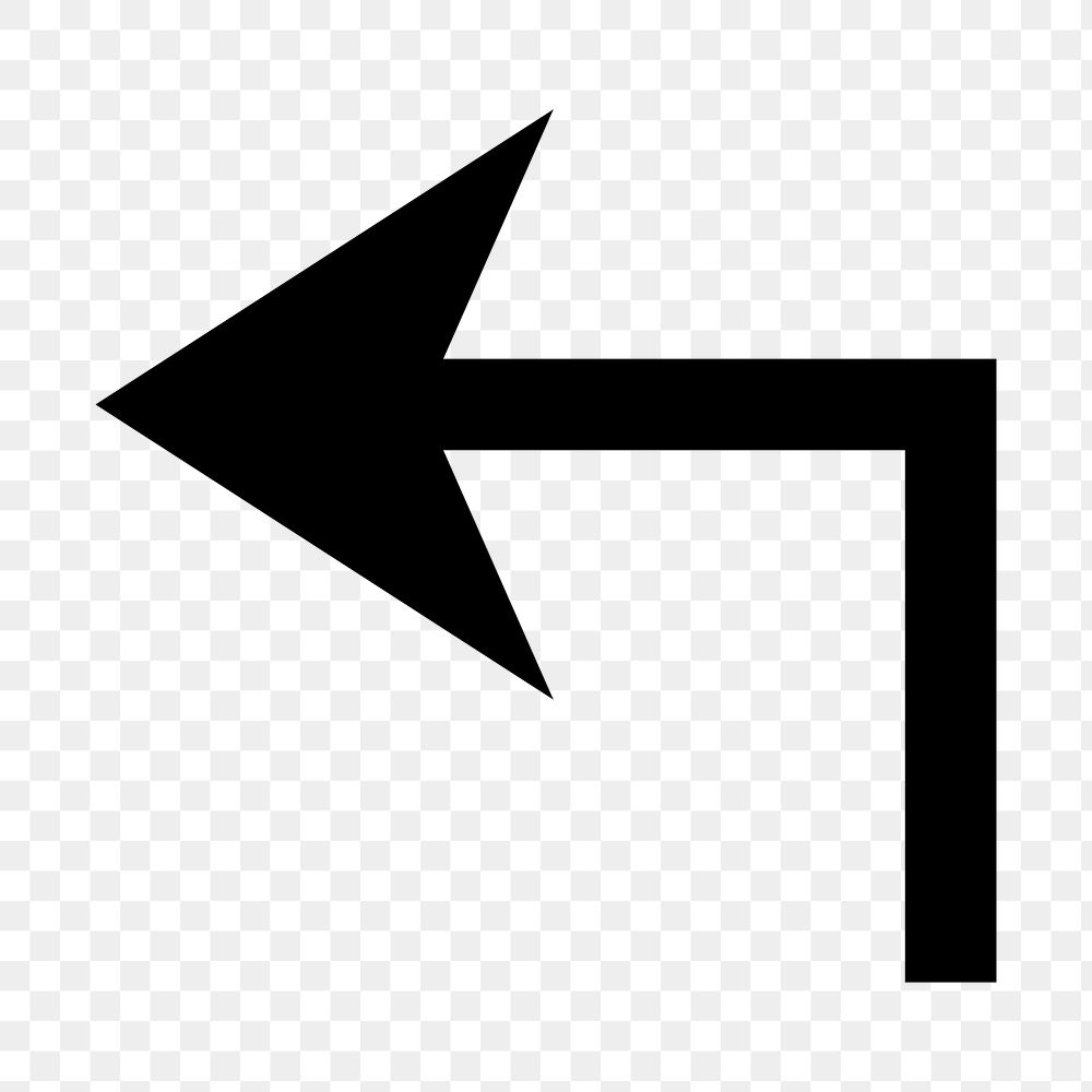 PNG Left turn arrow icon | Premium Icons - rawpixel